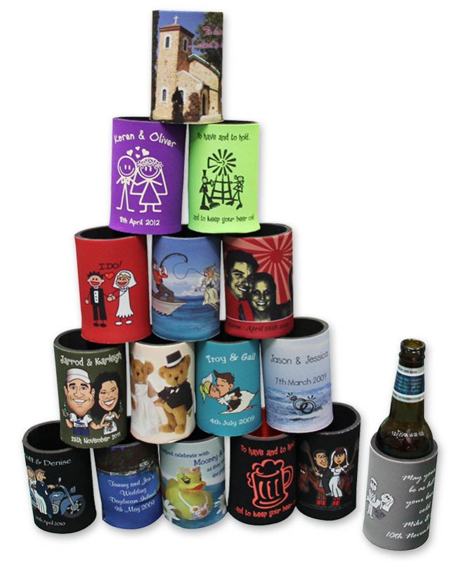 Stubby Holders Weddings – Direction Design & Print