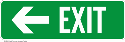 Exit Signs – Direction Design & Print